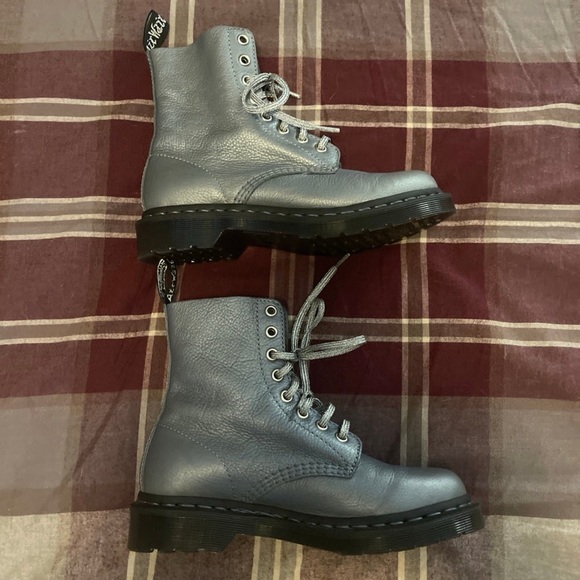 Dr. Martens | Shoes | Dr Martens Doc 8 Hole 46 Pascal Gunmetal Met ...
